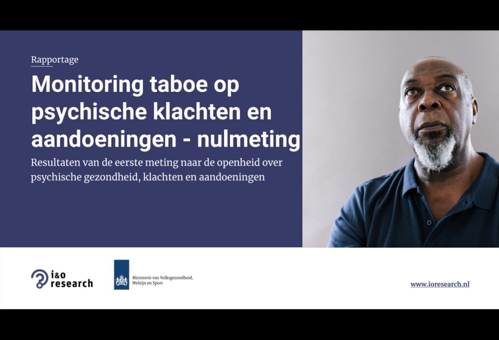 Monitoring taboe op psychische klachten: eerste resultaten - ggz.nl