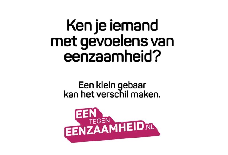 Campagne ‘Eén tegen eenzaamheid’ richt zich op groter publiek - ggz.nl